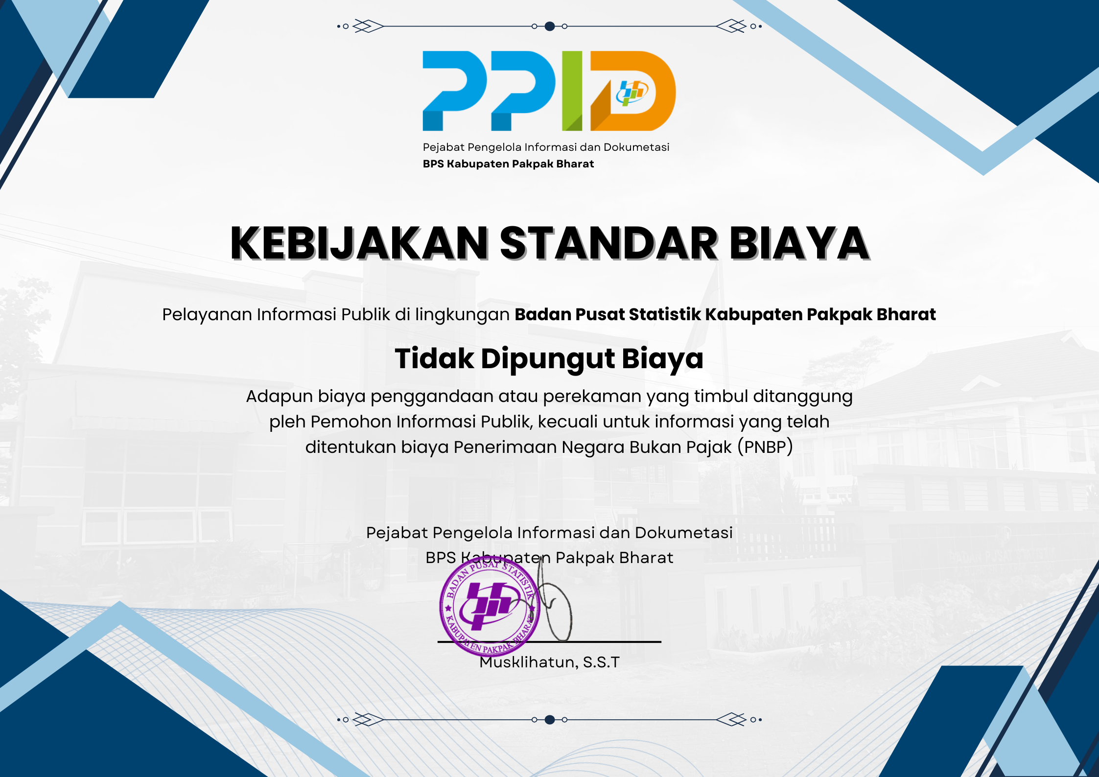 Layanan BPS - Portal PPID BPS RI