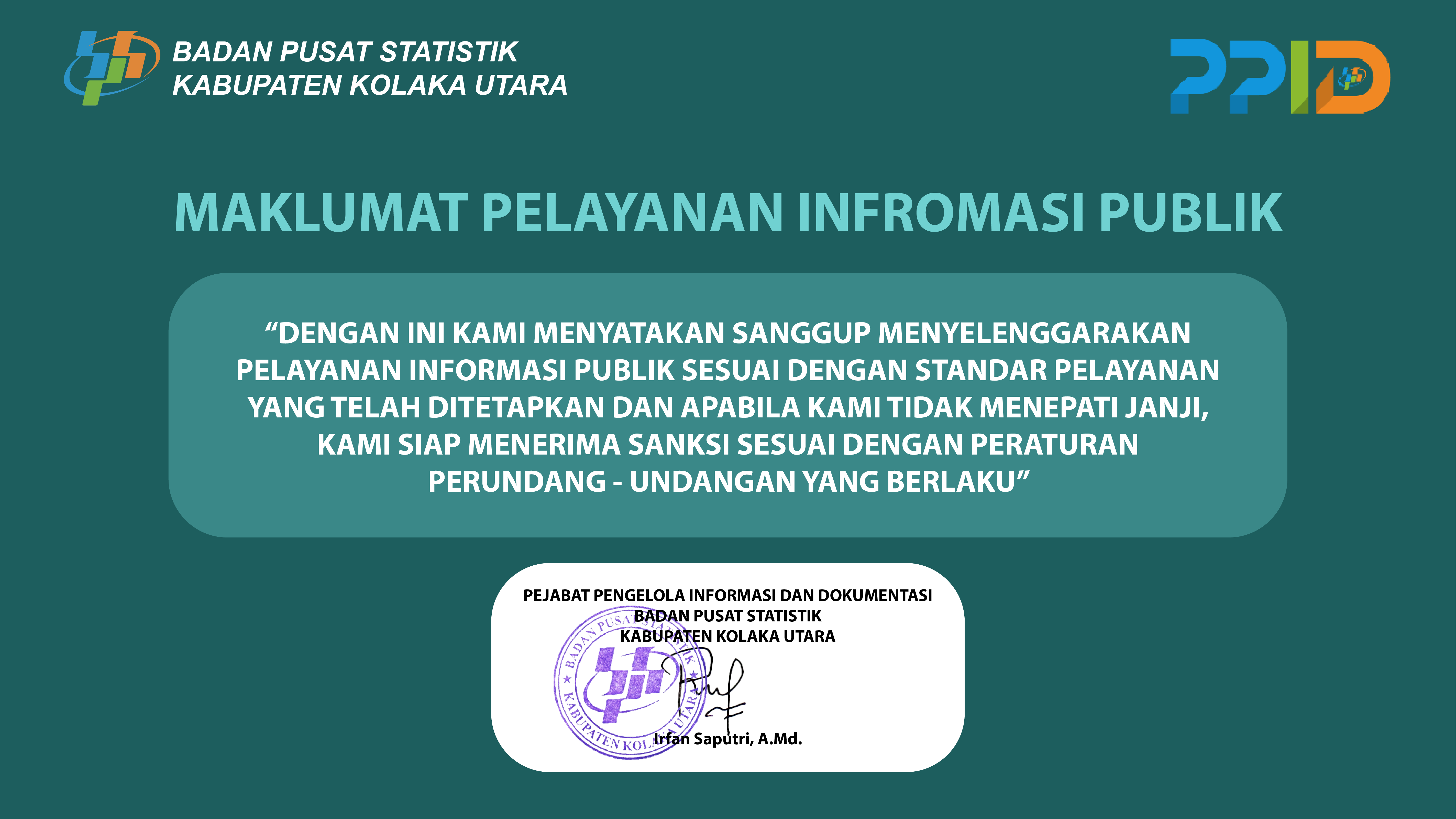 Standar Layanan Informasi Publik - Portal PPID BPS RI