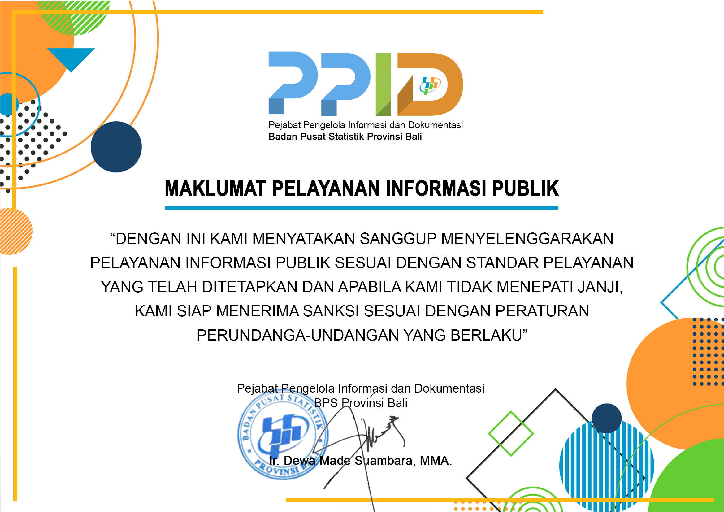 Standar Layanan Informasi Publik - Portal PPID BPS RI