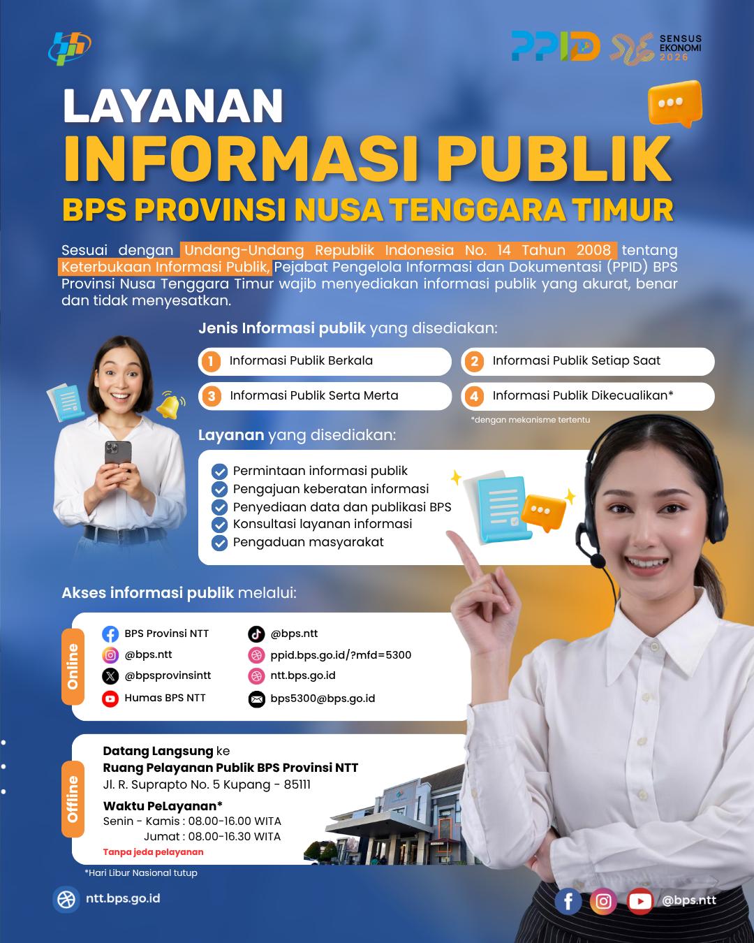 Portal PPID BPS Provinsi Nusa Tenggara Timur